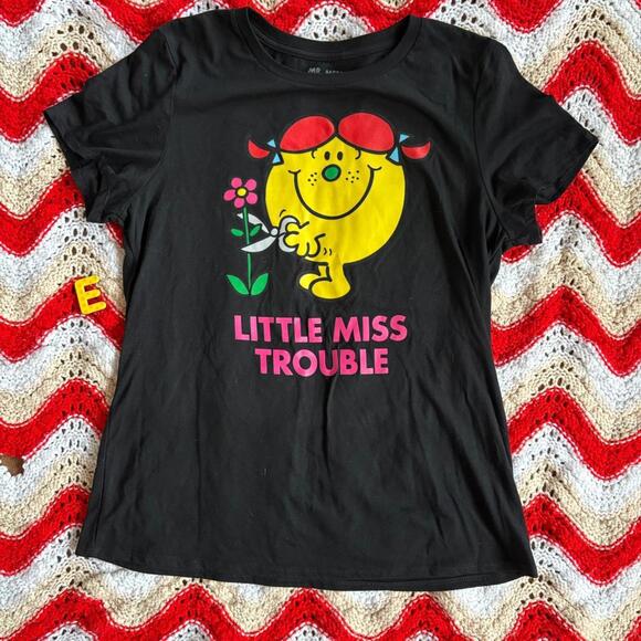 Tops | Little Miss Trouble Playfully Retro | Poshmark